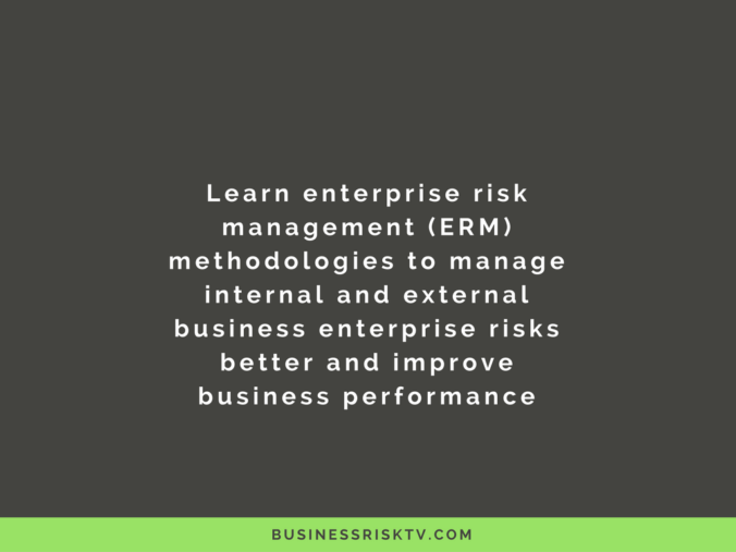 Enterprise Risk Management Courses BusinessRiskTV ERM Training ...