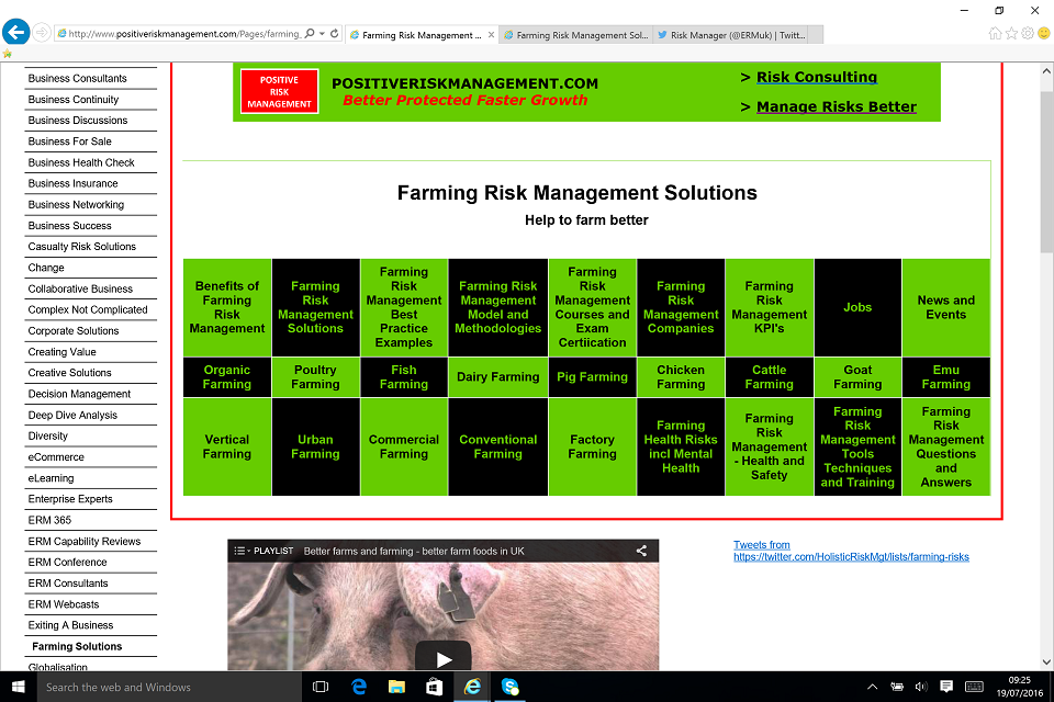 Farming | BusinessRiskTV