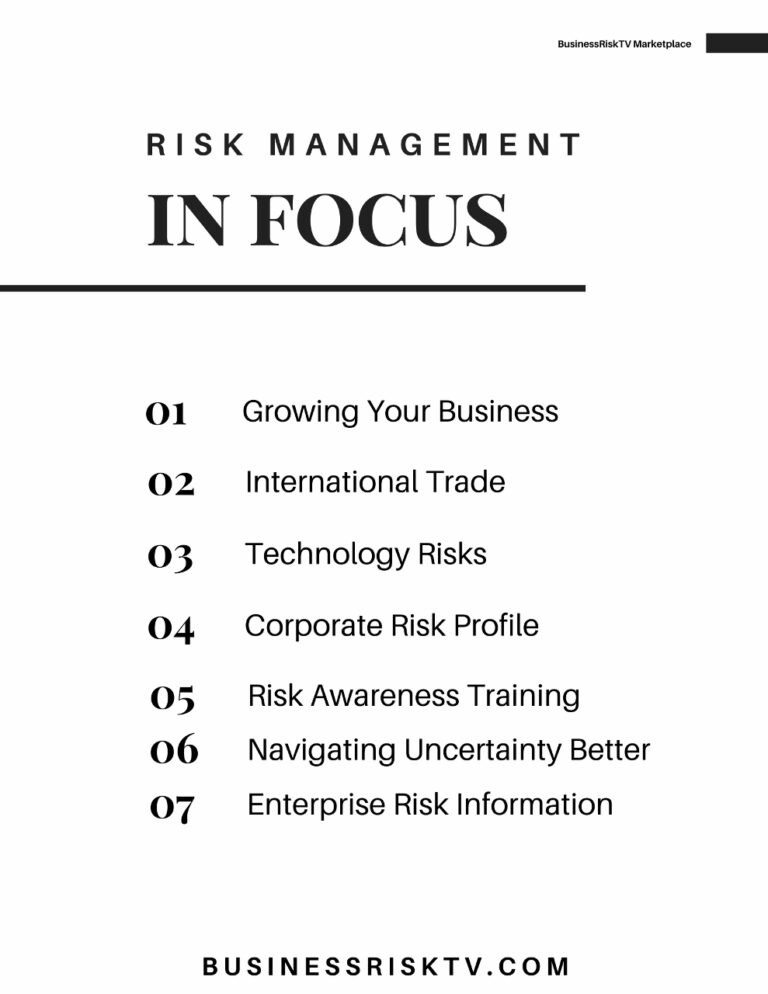 BusinessRiskTV – Better Business Protection Faster Growth